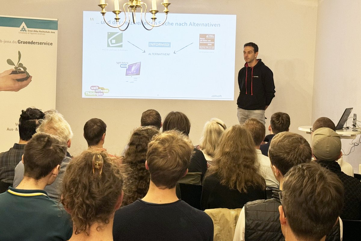 Erfahrungsaustausch beim Gründungsstammtisch Jena - https://www.eah-jena.de